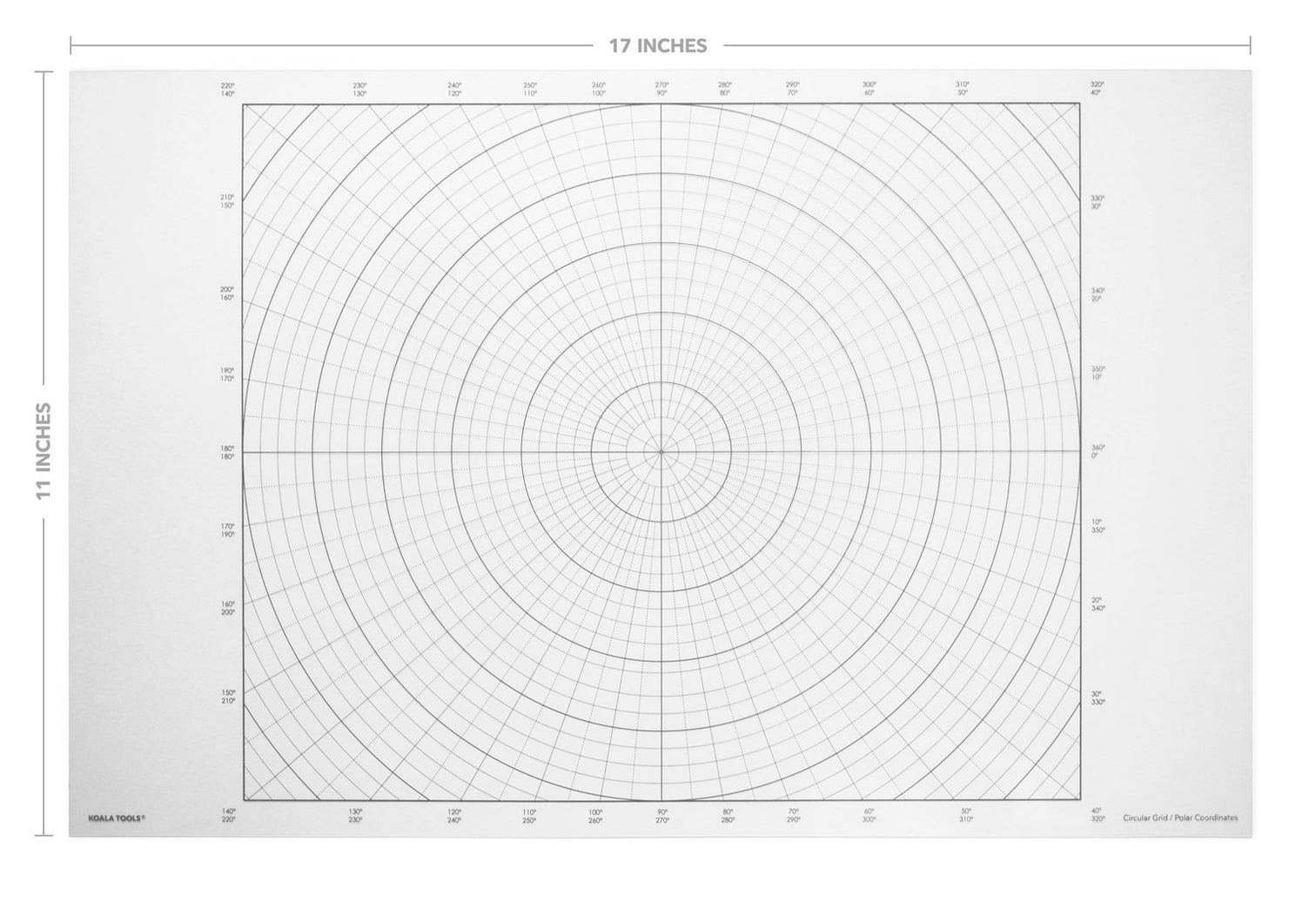 XL Geometric Transparency Grid Set (11" x 17") – Koala Tools