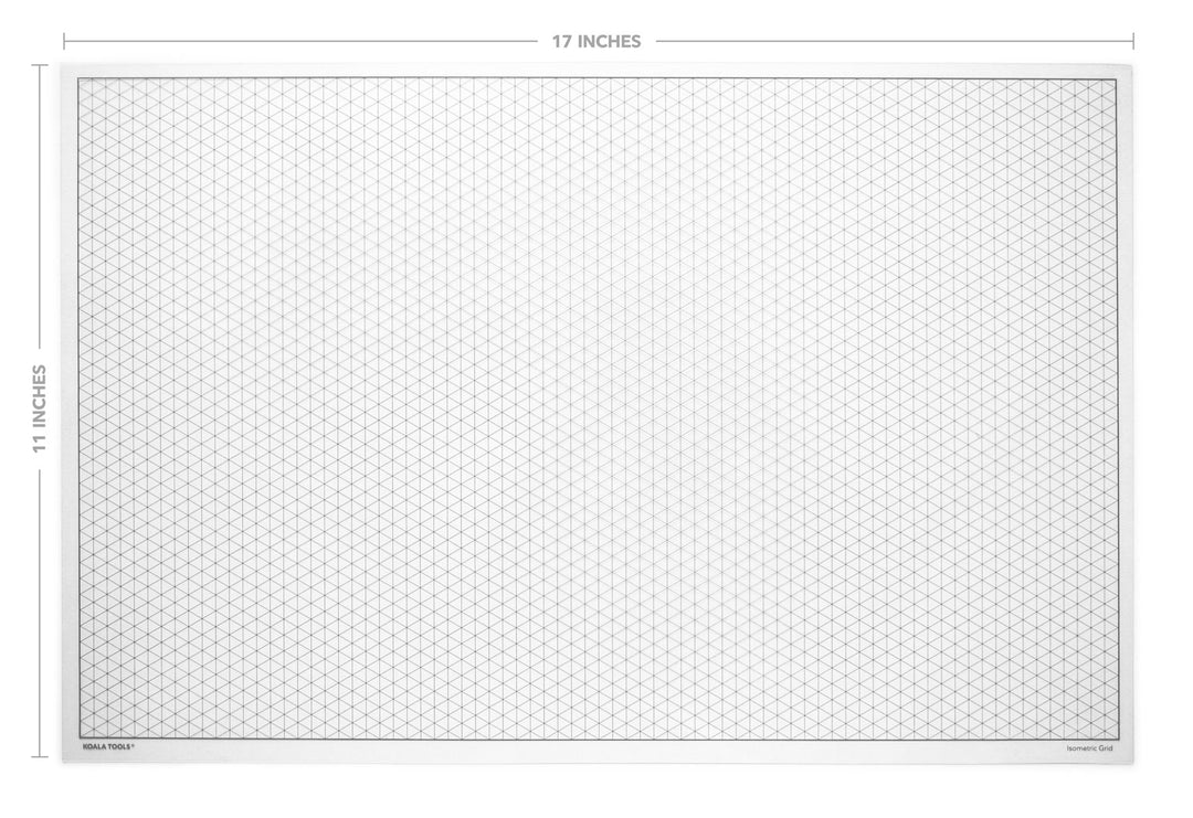 XL Geometric Transparency Grid Set (11" x 17") – Koala Tools