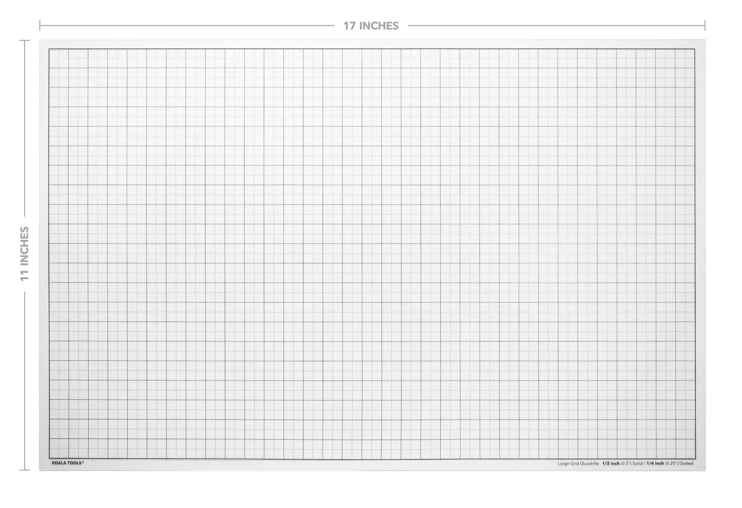 XL Geometric Transparency Grid Set (11" x 17") – Koala Tools